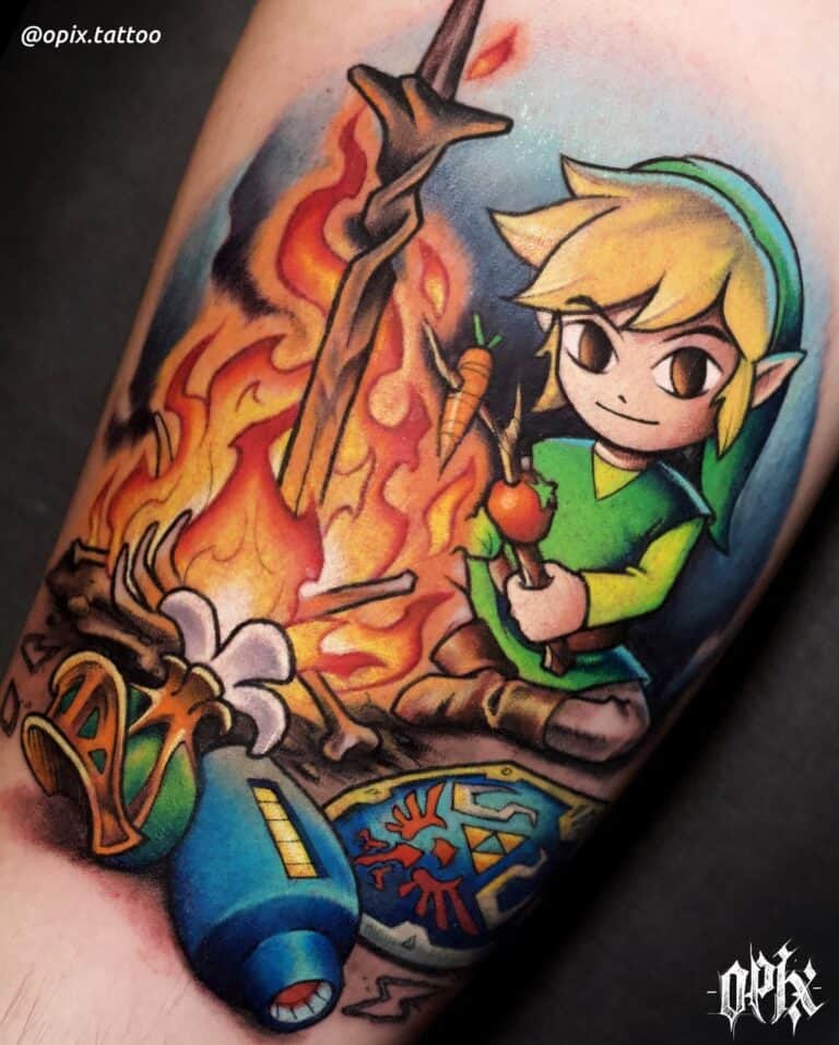 Forever A Hero: Why Fans Choose Zelda Tattoos - tattoogenda.com