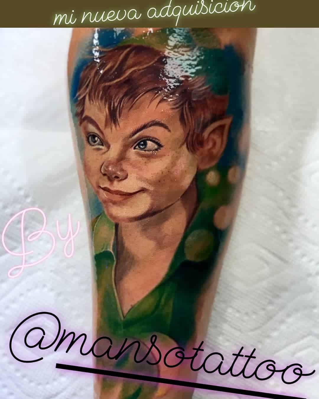 Fly to Neverland with These 20+ Peter Pan Tattoo Ideas - tattoogenda.com