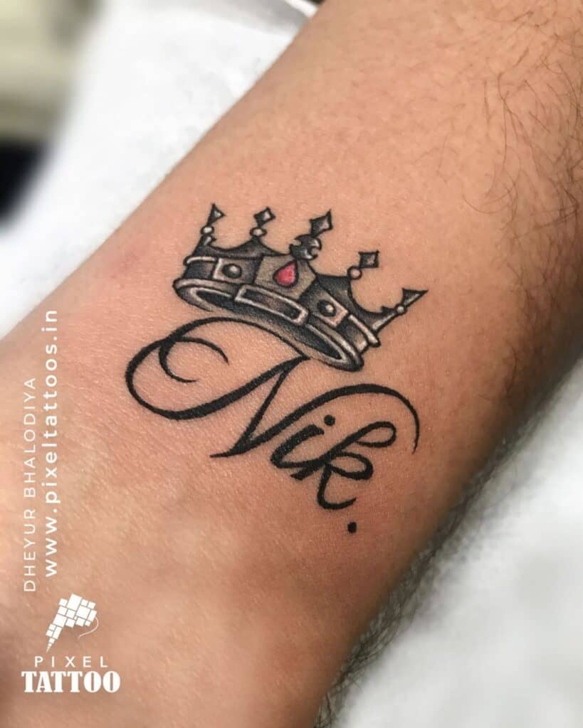 20 Kid's Name Tattoos That Are Fun and Sweet - tattoogenda.com