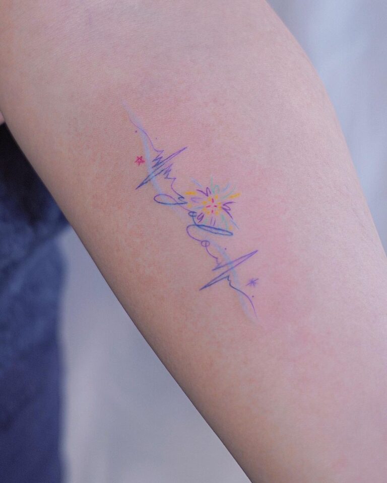 20 Kid's Name Tattoos That Are Fun and Sweet - tattoogenda.com