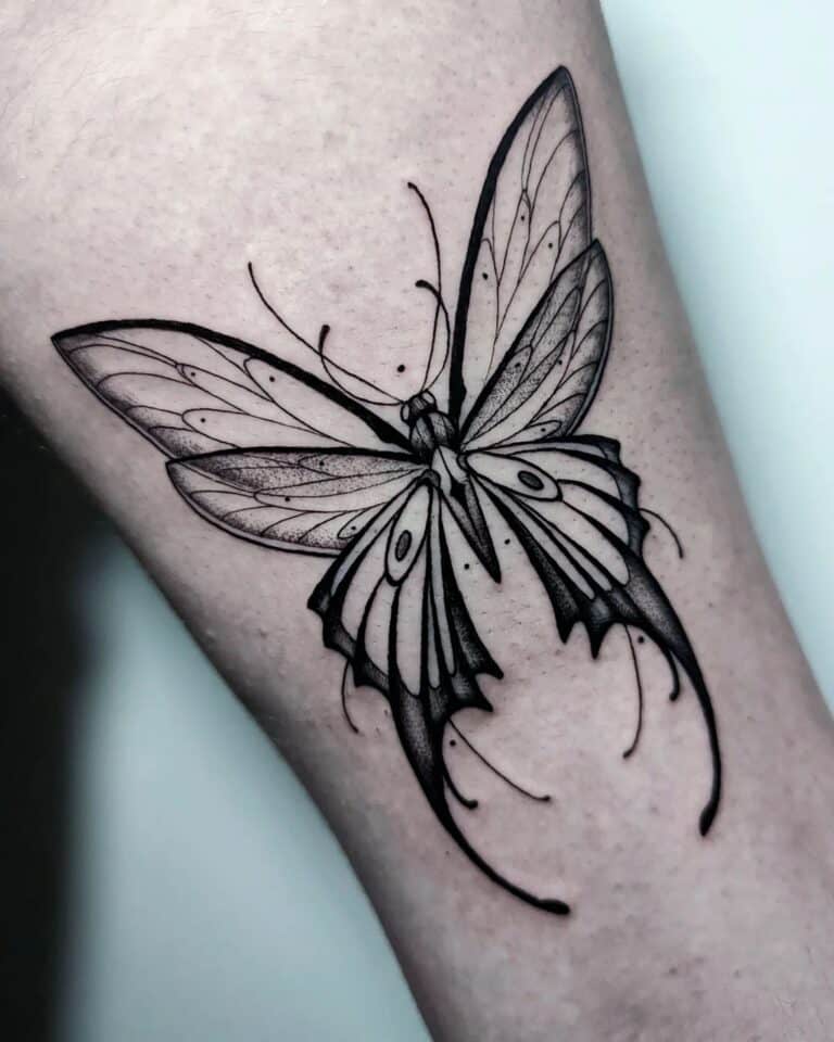 15+ Beautiful and Powerful Butterfly Tattoo Designs - tattoogenda.com
