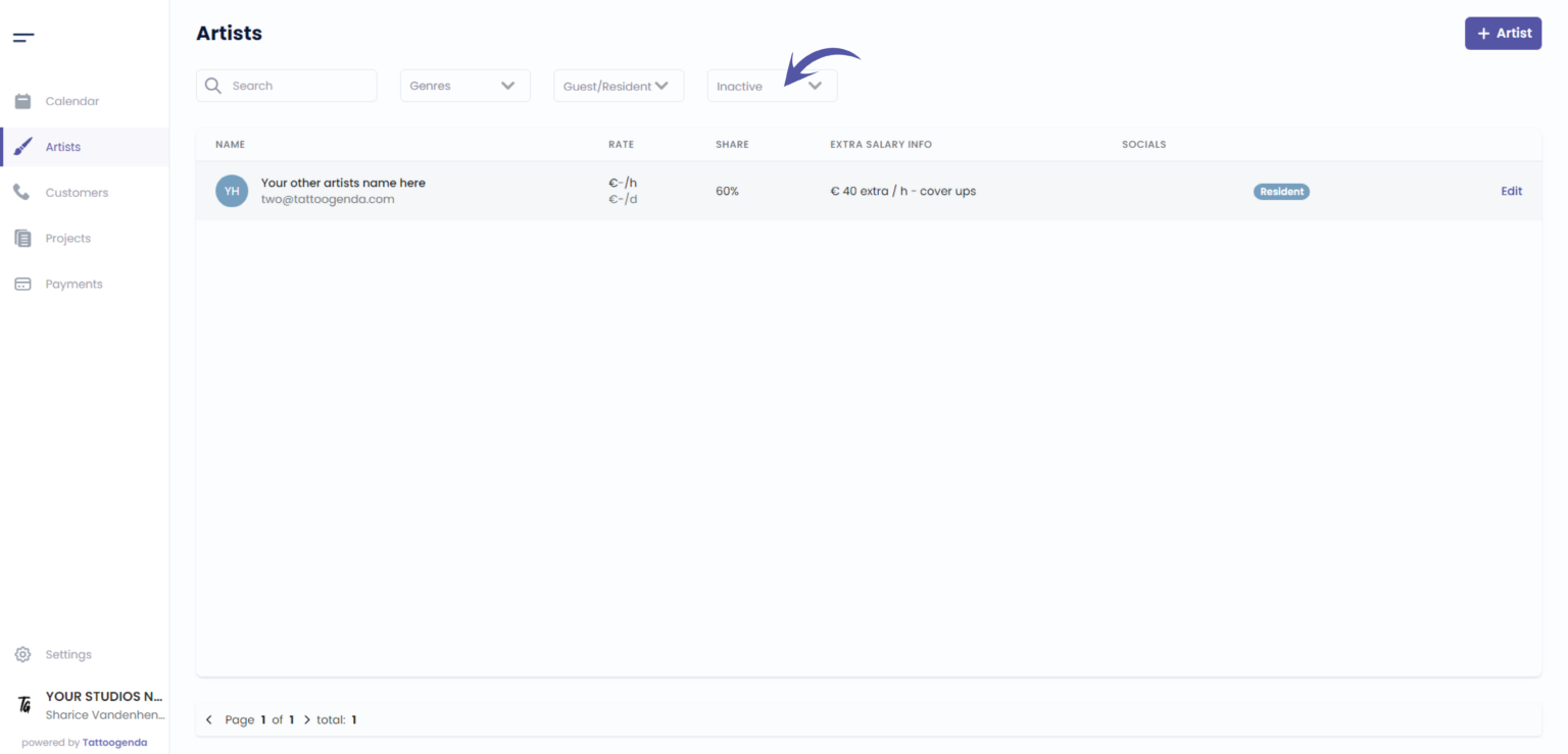 Active vs. Inactive - tattoogenda.com