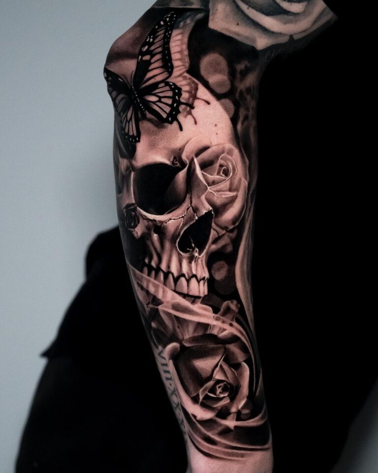 Blooming with Beauty: Exploring the Timeless Elegance of Rose Tattoo ...