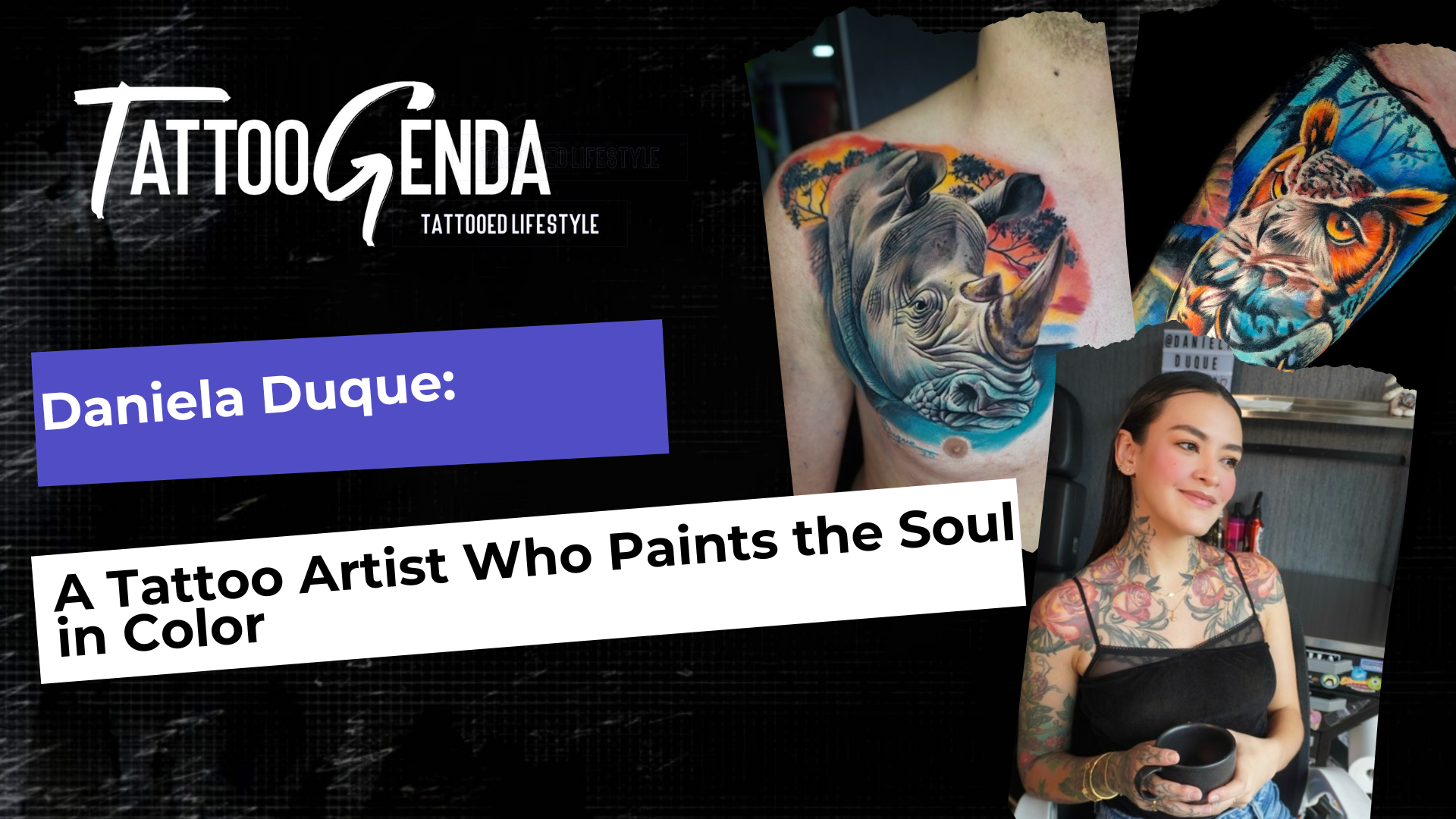 Daniela Duque: A Tattoo Artist Who Paints the Soul in Color - tattoogenda.com