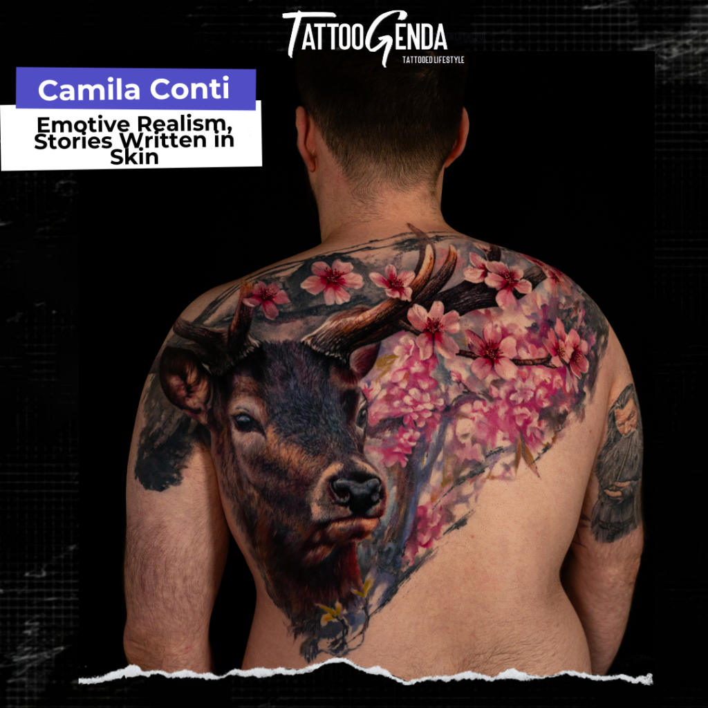 Camila Conti: Emotive Realism, Stories Written in Skin - tattoogenda.com