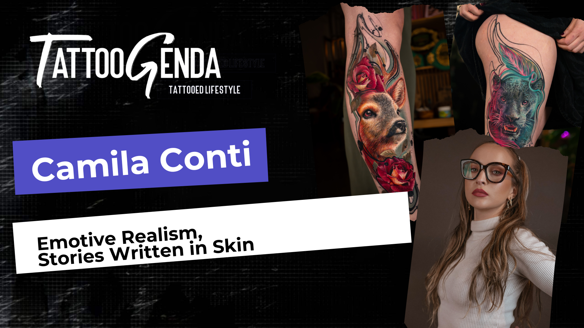 Camila Conti: Emotive Realism, Stories Written in Skin - tattoogenda.com
